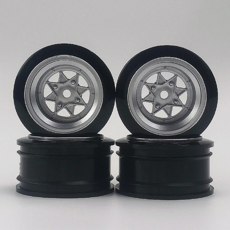 4pcs 6/9mm Offset RC Car 1/10 Scale Plastic Wheels Rims 12mm Nut Drift ...