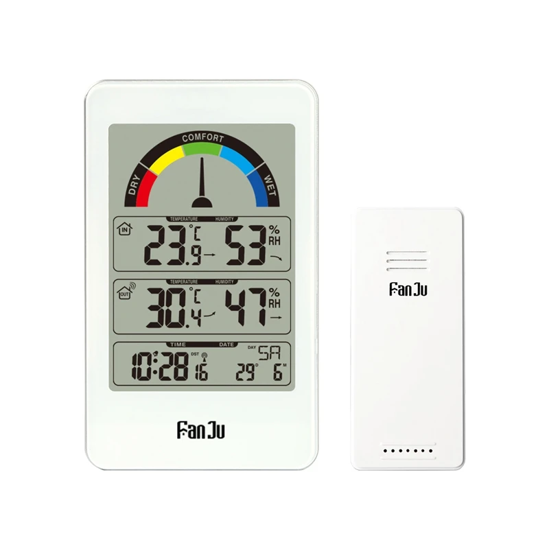 FanJu-Mini-Estaci-n-Meteorol-gica-Inal-mbrica-medidor-de-temperatura-y ...