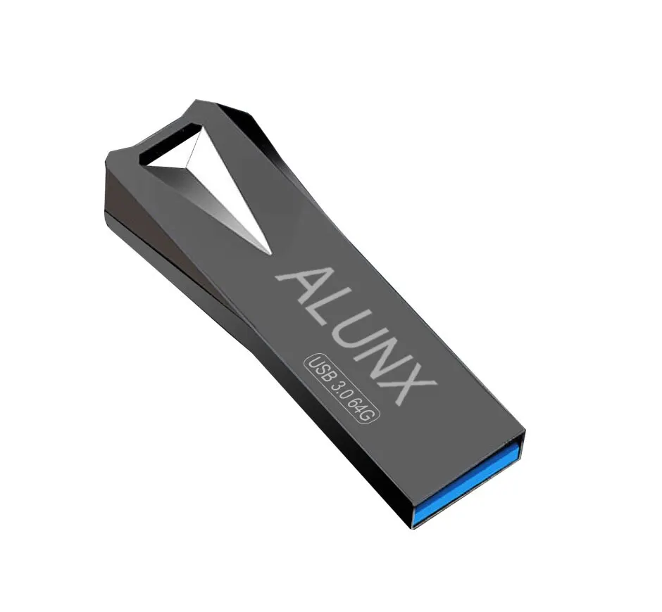 ALUNX USB 3.0 Pendrive 64Gb Memory Stick 32Gb 4Gb Metal Usb Flash Drive ...