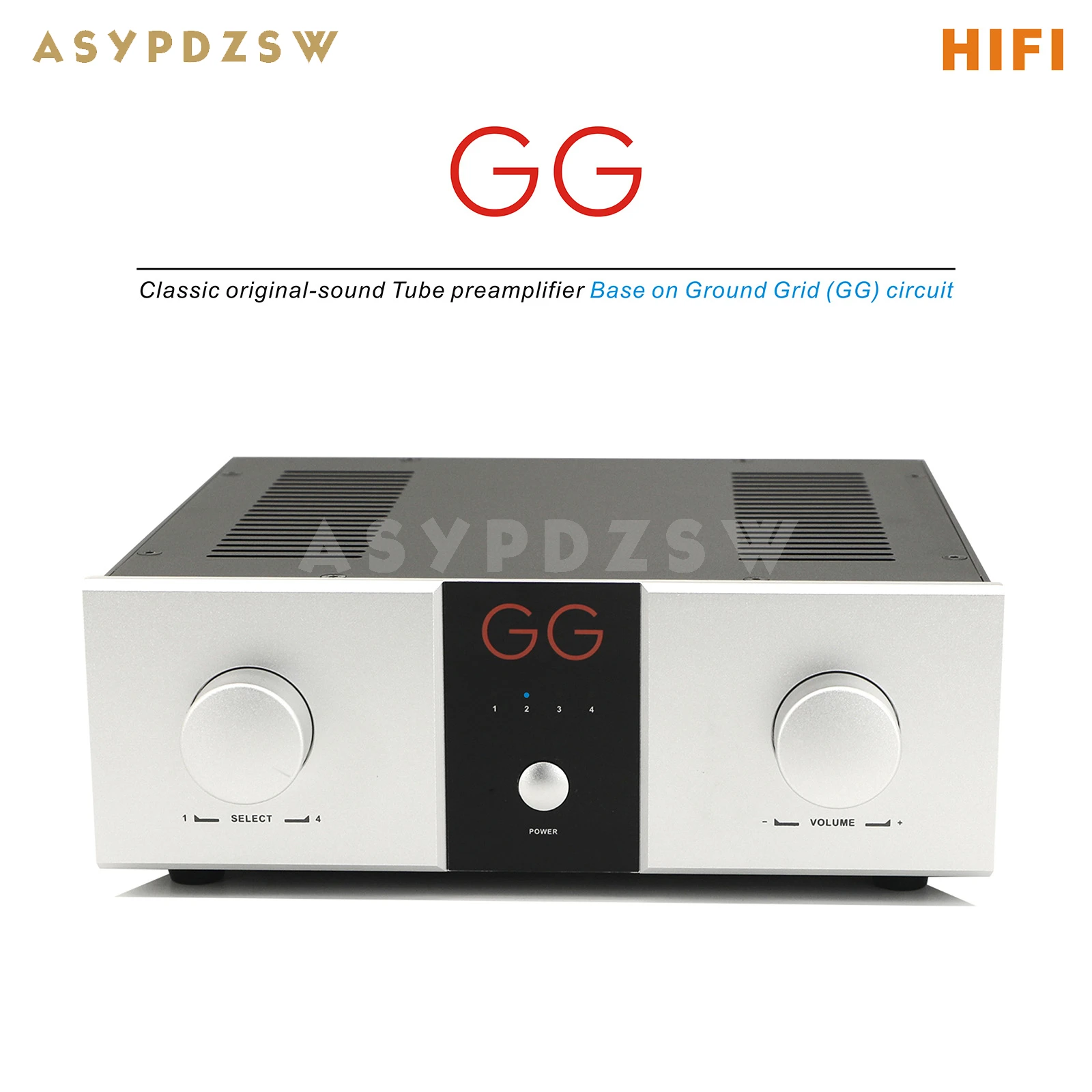 AS-GG Classic original-sound Tube preamplifier Base on Ground Grid (GG ...
