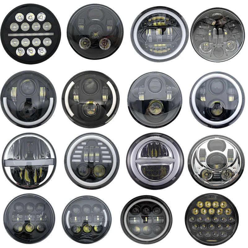 Waterproof-5-75-5-3-4-Motorcycle-Projector-45W-LED-Headlight-For ...