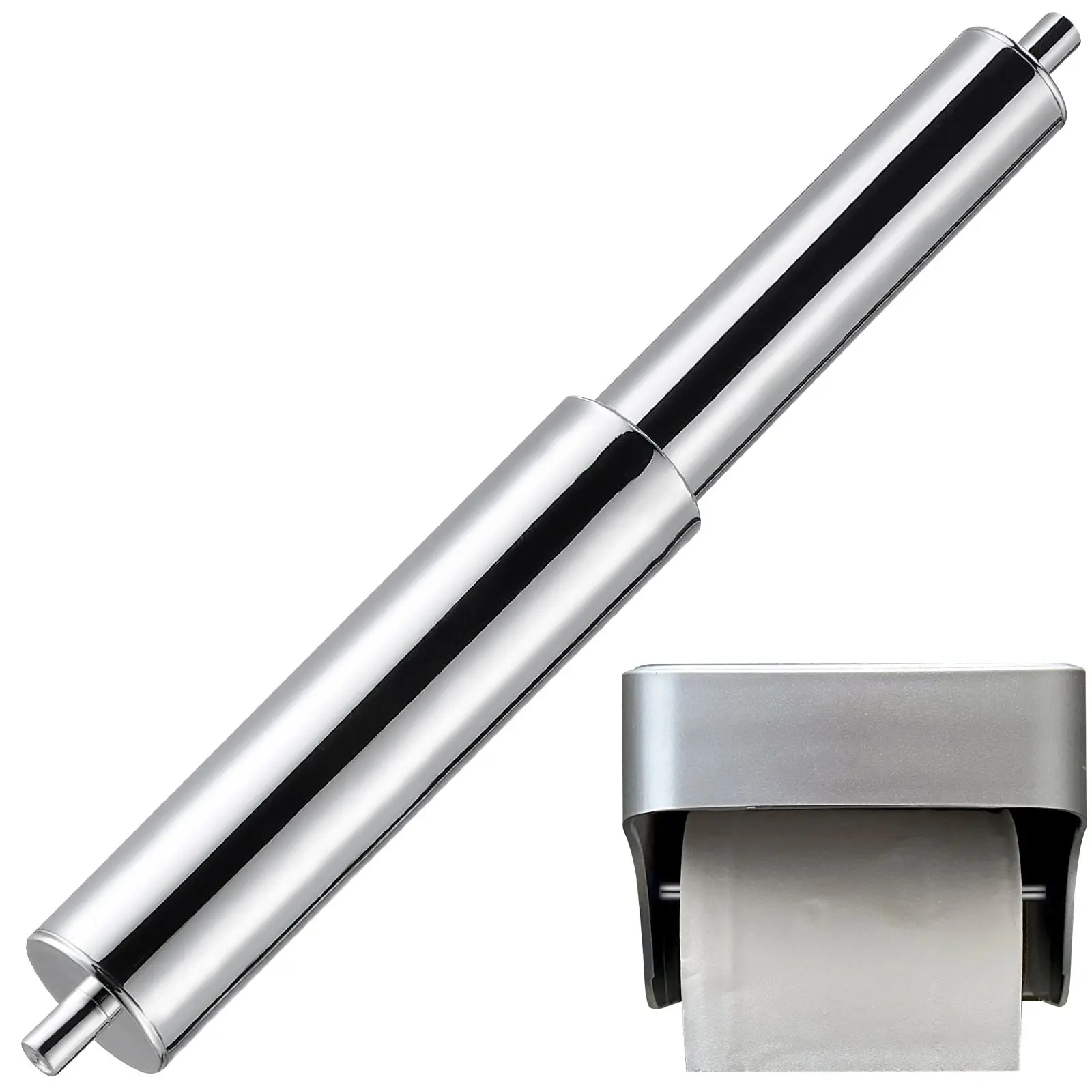 Toilet Paper Roller Rod Paper Towel Holder Accessories Toilet Tissue ...