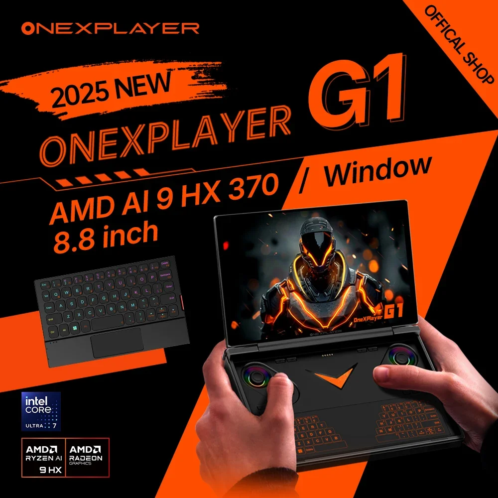 Onexplayer G1 Handheld Gaming Console 8.8 Inch AI HX 370 Oculink Laptop ...