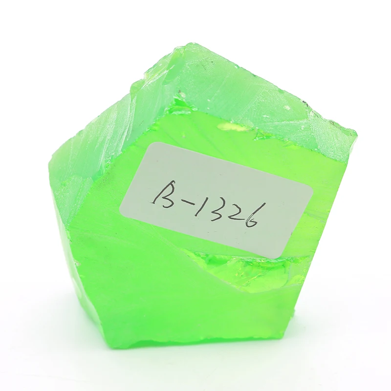 Synthetic Kryptonite Stone Beads Gems Raw Material Man Made Diamond ...