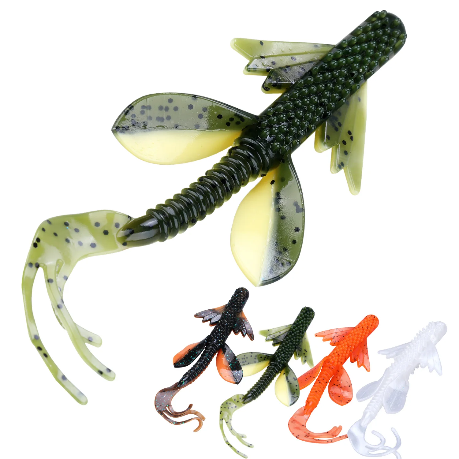 Sougayilang-New-Fishing-Lure-2pcs-lot-Lifelike-Soft-Rubber-Bait-10g ...