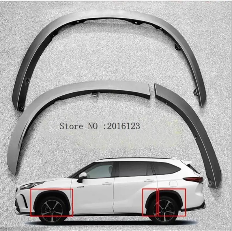 2020-2024-for-Toyota-Highlander-Wheel-arch-trim-Front-and-Rear-Bumper ...