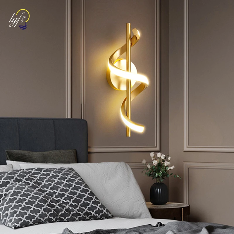Led-Wall-Lamp-For-Living-Room-TV-Sofa-Bedroom-Bedside-Lights-Fixture ...