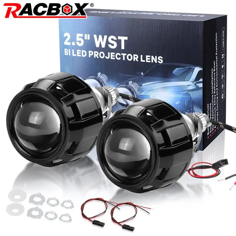 2-5-inch-LED-H4-H7-Bi-led-Lens-Projector-Auto-Headlight-Lenses-High-Low ...