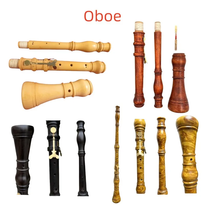 Professional German Baroque style Oboe A-415HZ, Hard Bird's eye wood ...