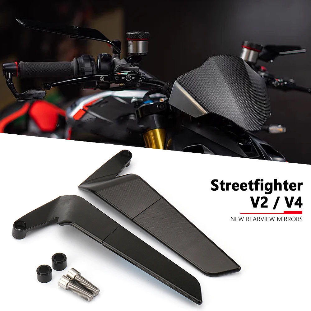 For-Ducati-Streetfighter-V4-S-V4S-STREETFIGHTER-V2-Motorcycle-Mirrors ...