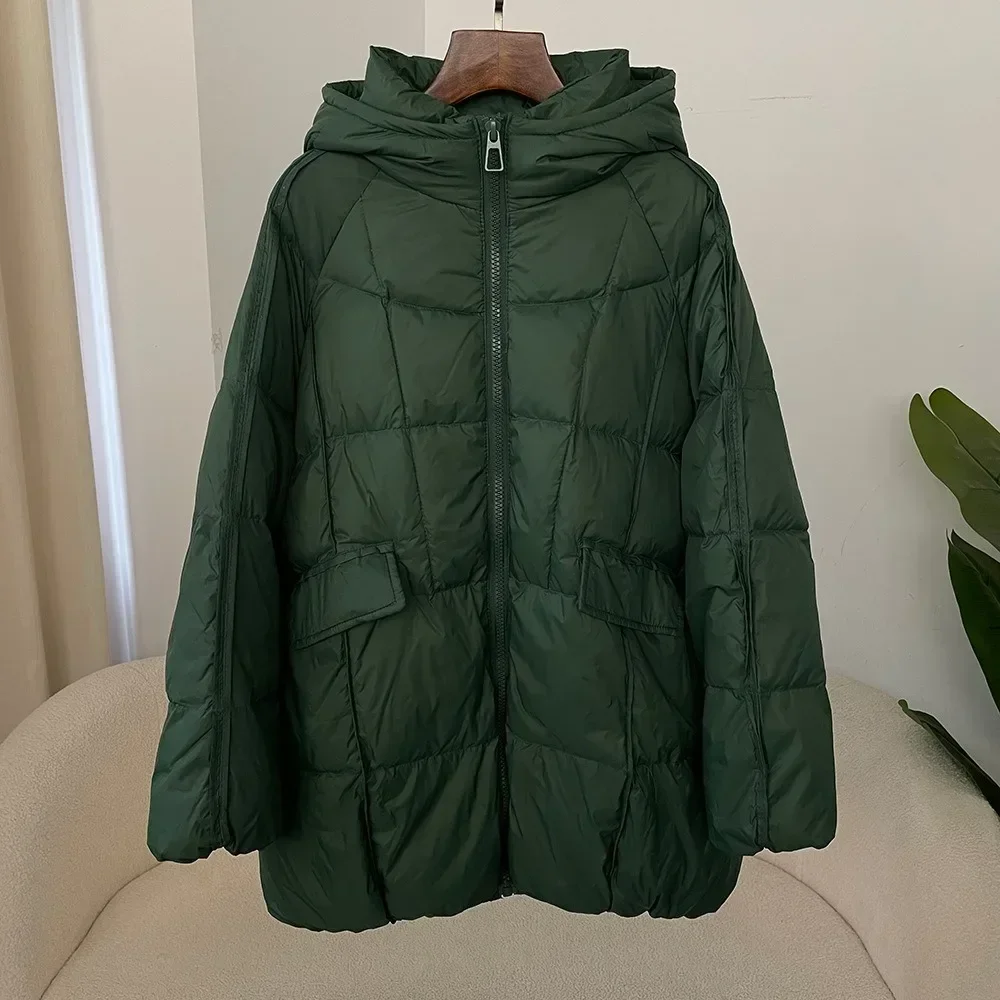 Oversized-Down-Jacket-Women-s-Casual-Loose-Parka-Pocket-Coat-New-Winter ...