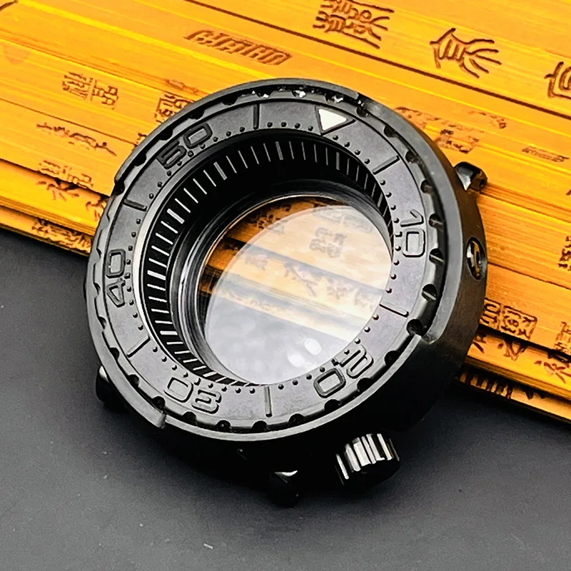 Matte Black NH35 Tuna Watch Case fit for NH35 NH36 4R Movement Sapphire ...