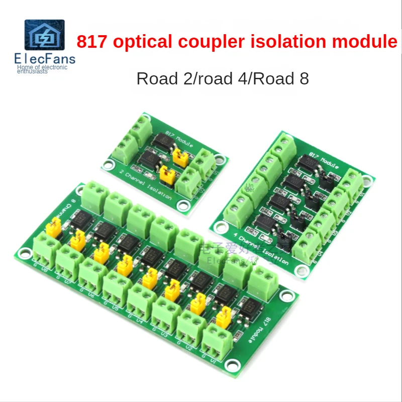 2-way-4-way-8-way-Voltage-Isolation-Board-PC817-Optocoupler-Voltage ...