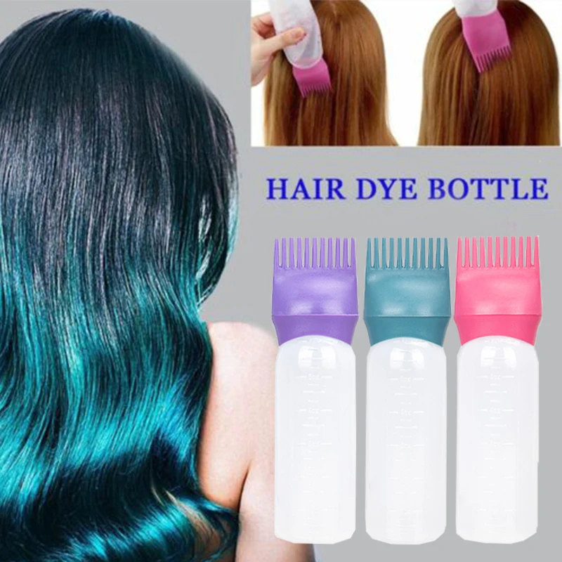 Plastic-Hair-Dye-Applicator-Refillable-Bottle-Hair-Coloring-Brush ...