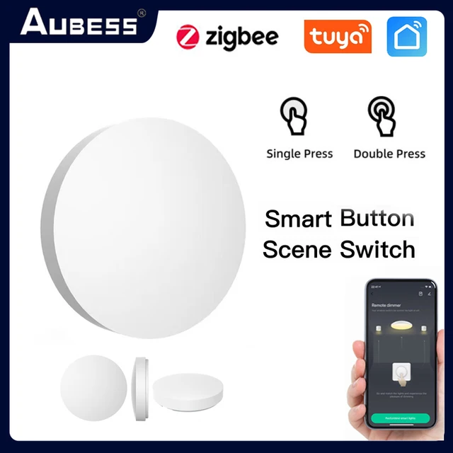 Tuya Zigbee Smart Button Switch Vezeték Nélküli Intelligens Jelenet ...