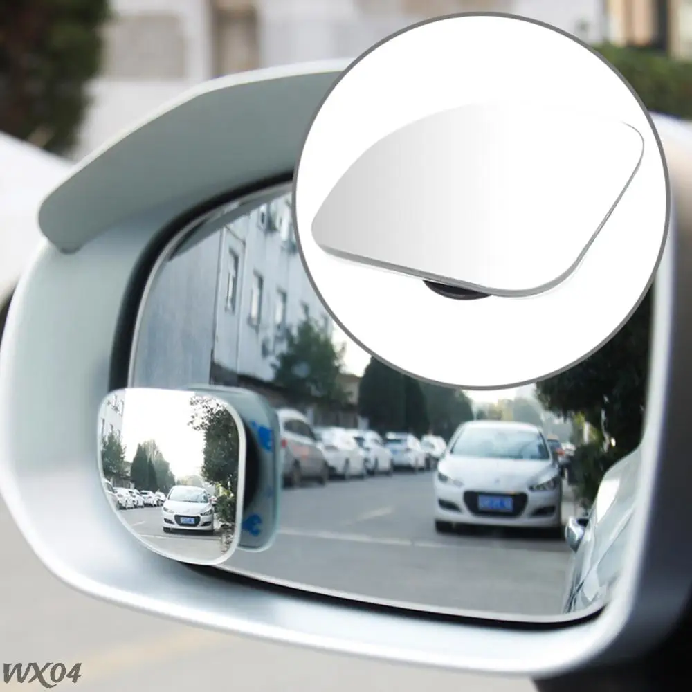 2Pcs-Frameless-Convex-Rearview-Mirror-360-Degree-Rotating-Wide-Angle ...