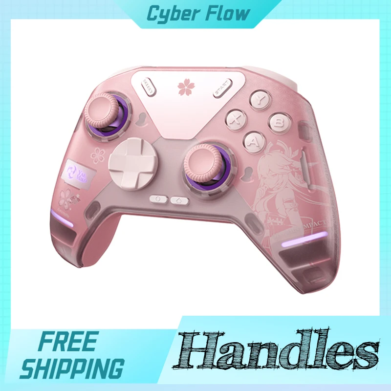 Genshin-Apex4-Game-Handles-Wireless-Yae-Miko-Pink-Gamepads-Customized ...