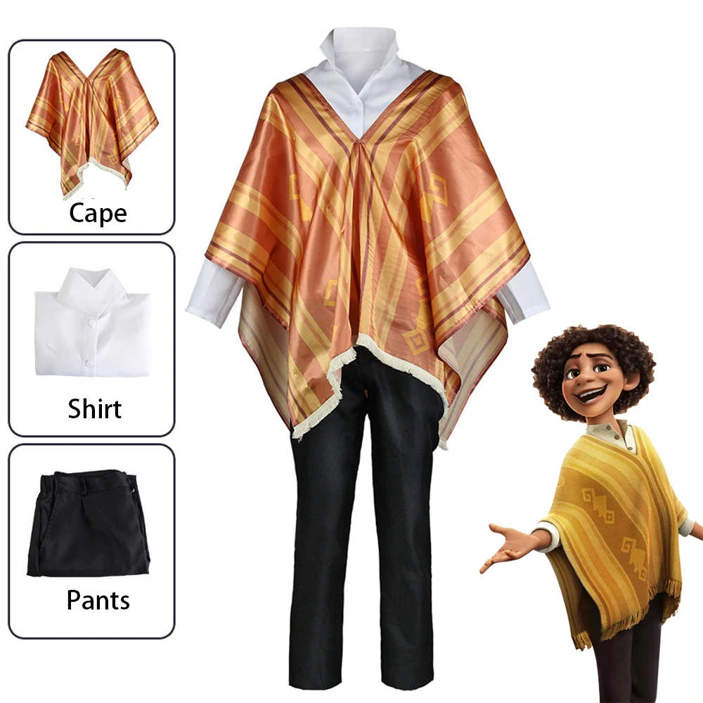 Encanto Camilo Cosplay Costume Camilo Encanto men suit cloak Camilo kid ...