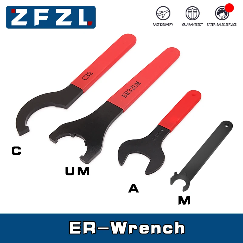 1PC ER Wrench ER8 ER11 ER16 ER20 ER25 ER32 ER40 A M UM C Type ER Spring ...