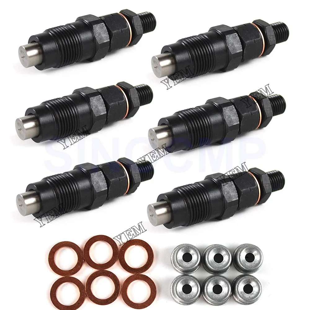 Competitive-Price-6PCS-New-Fuel-Injectors-For-Nissan-Patrol-GU-Y61-TD42 ...