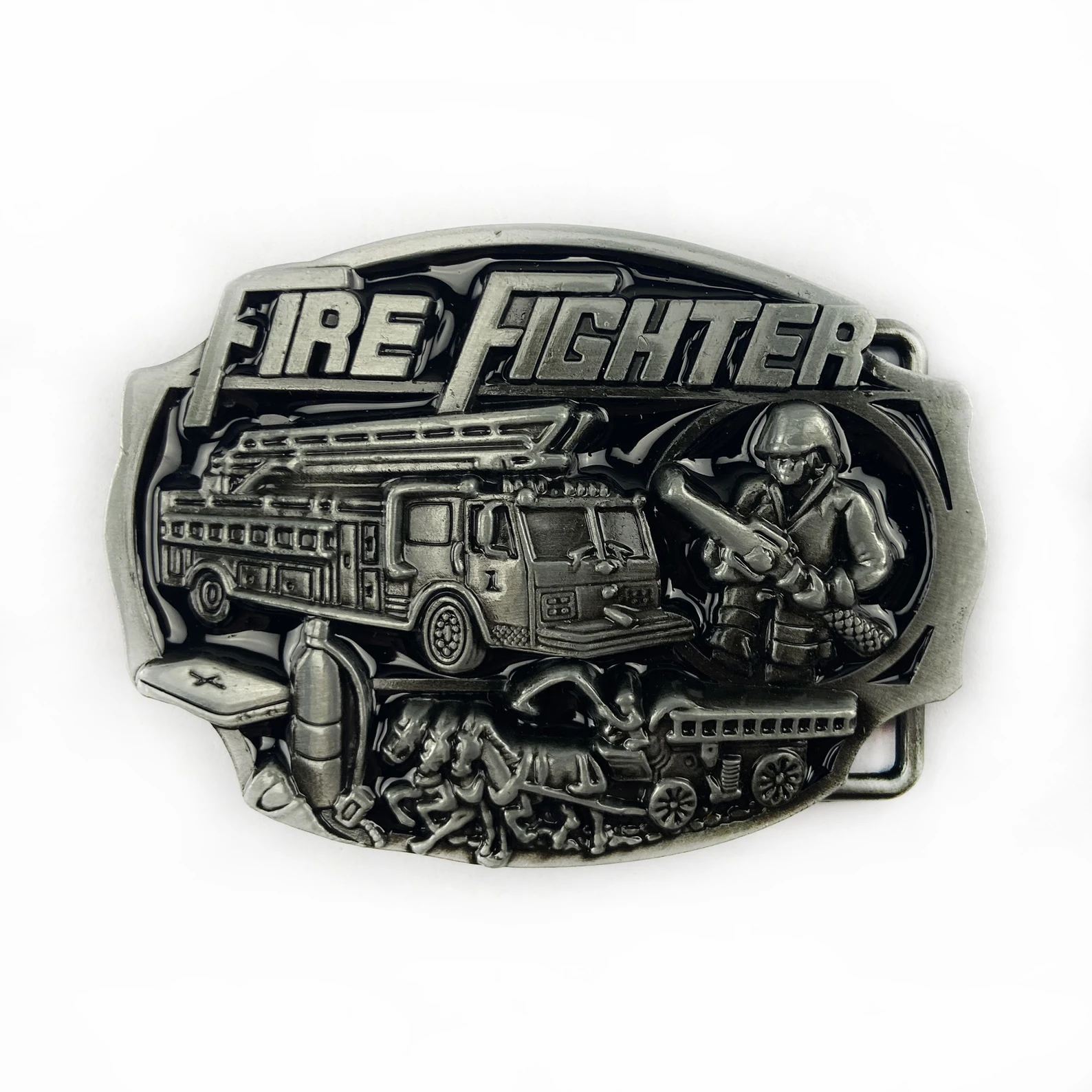 WesBuck-Brand-Fire-Fighter-New-Vintage-Belt-Buckle-Handmade-Homemade ...