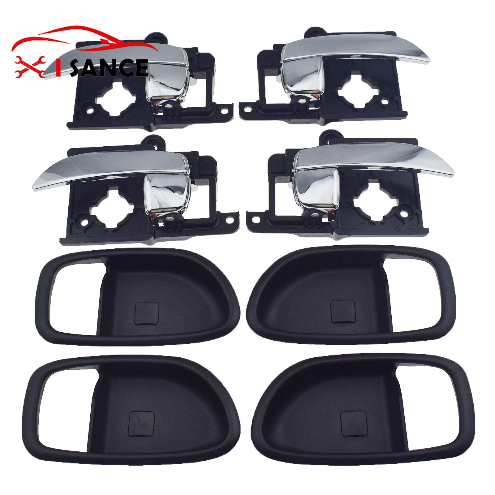 Car Interior Door Handle/ Bezel Front / Rear LH / RH For 2007-2010 ...