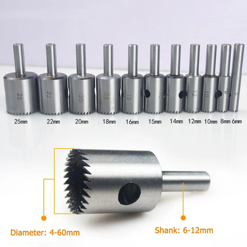 Carbide Tipped End Mill TCT Tungsten Carbide Annular Cutter Broach Hole ...
