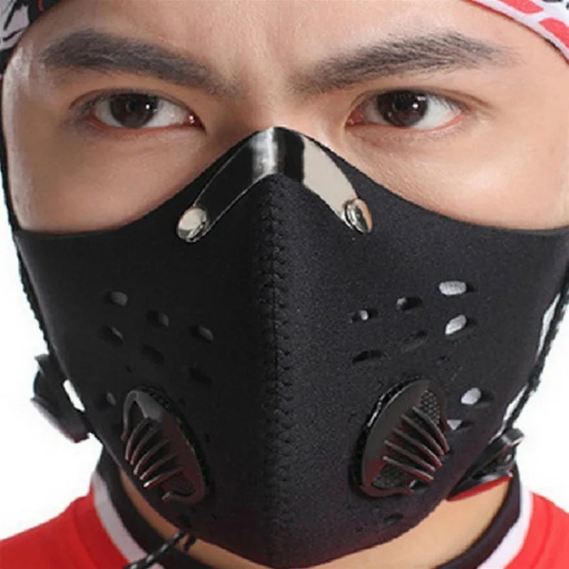 Cycling Mask With 1pc Filters Breathable MTB Bike Cycling Face Mask ...