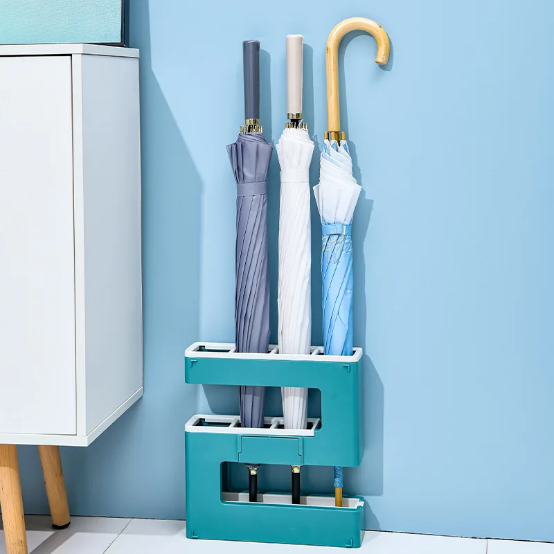 Umbrella-storage-rack-hole-wall-mounted-household-umbrella-rack-door ...