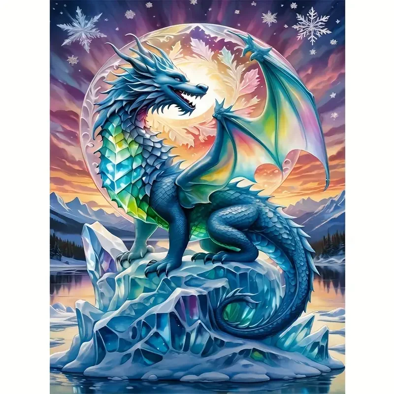 RUOPOTY-Diamond-Painting-Dragon-Art-Picture-Animals-Full-Round-Square ...