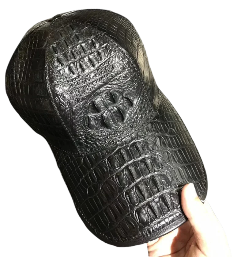 Authentic-Alligator-Skin-Men-s-Hip-Hop-Headwear-Baseball-Cap-Genuine ...