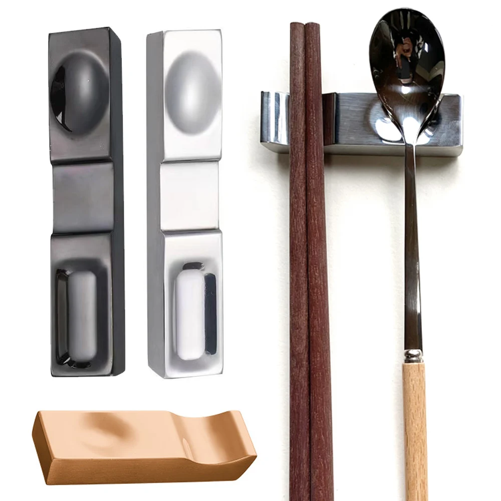 Metal Chinese Chopsticks Holder Set Fork Knife Tableware Stand Holders ...