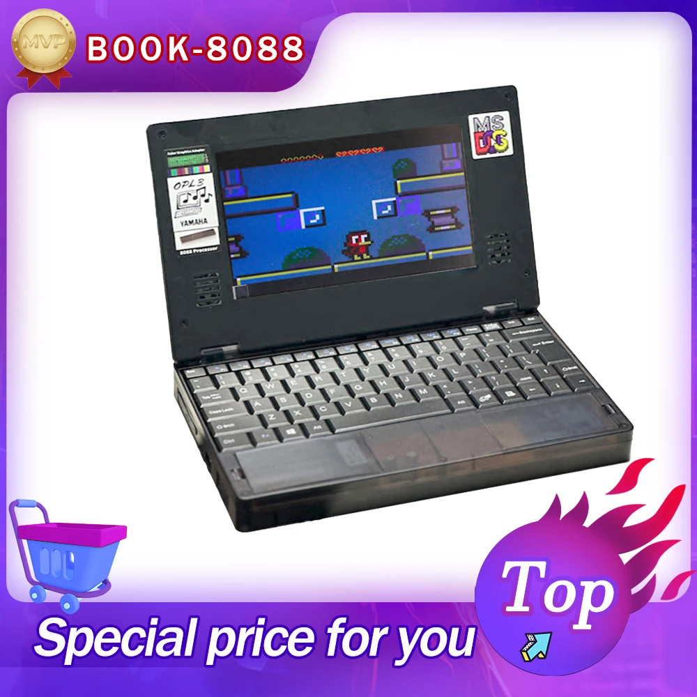 Diy-Book8088-VGA-serial-parallel-VGA-V20-8088CPU-8086-Retro-DOS ...