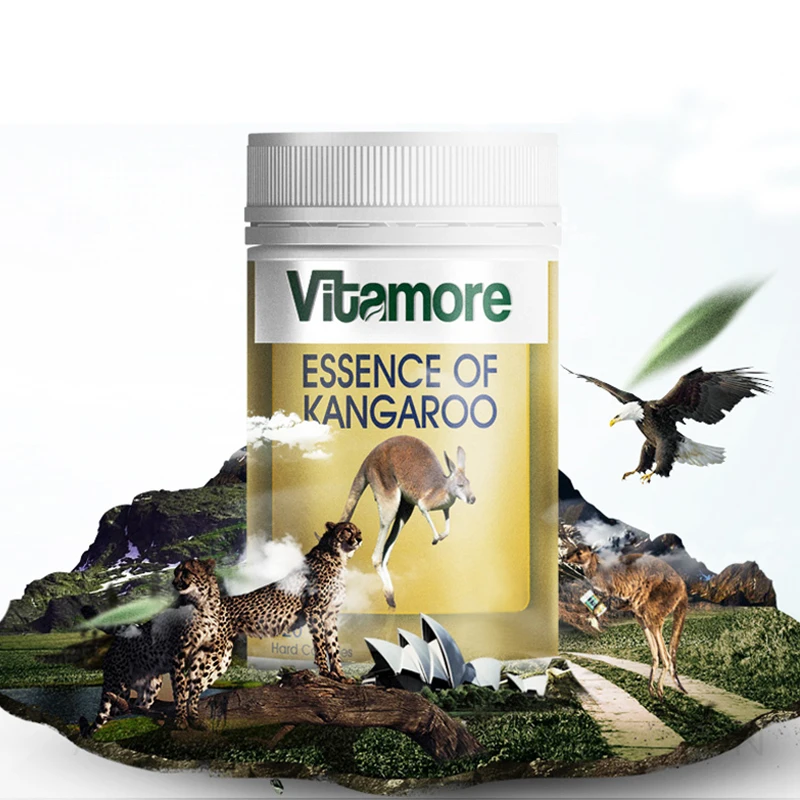 120-Pills-Red-Kangaroo-Essence-Capsule-for-Men-to-Improve-Energy ...