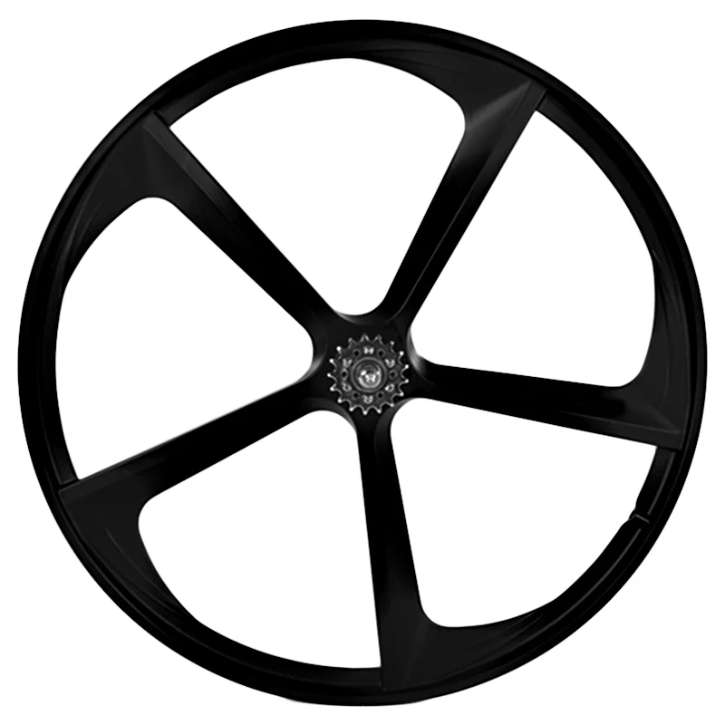 700C-magnesium-alloy-5-spoke-wheel-bicycle-rim-V-brake-road-bike-front ...