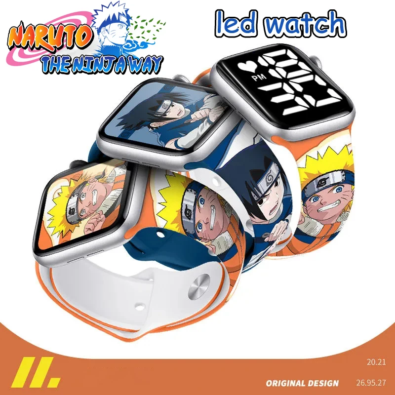 Reloj-deportivo-de-Anime-Naruto-con-dibujos-animados-relojes-de-bloques ...