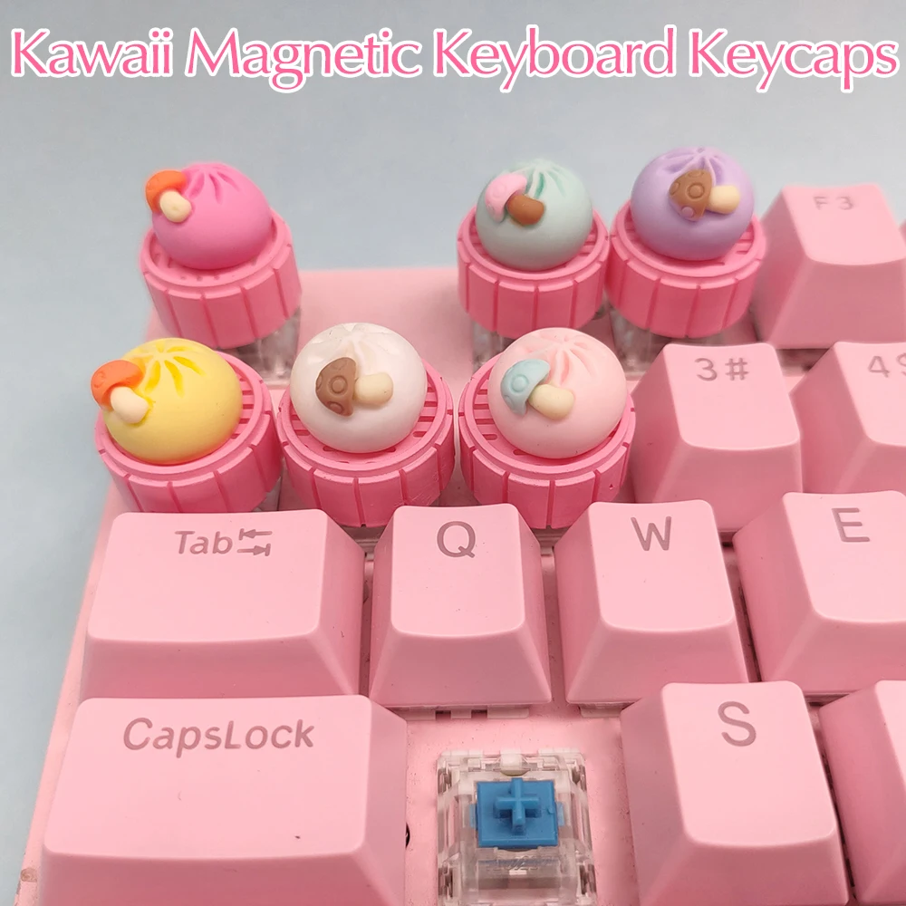Gourmet-Food-Play-Mechanical-Keyboard-Keycaps-Magnetic-Suction-Gadgets ...