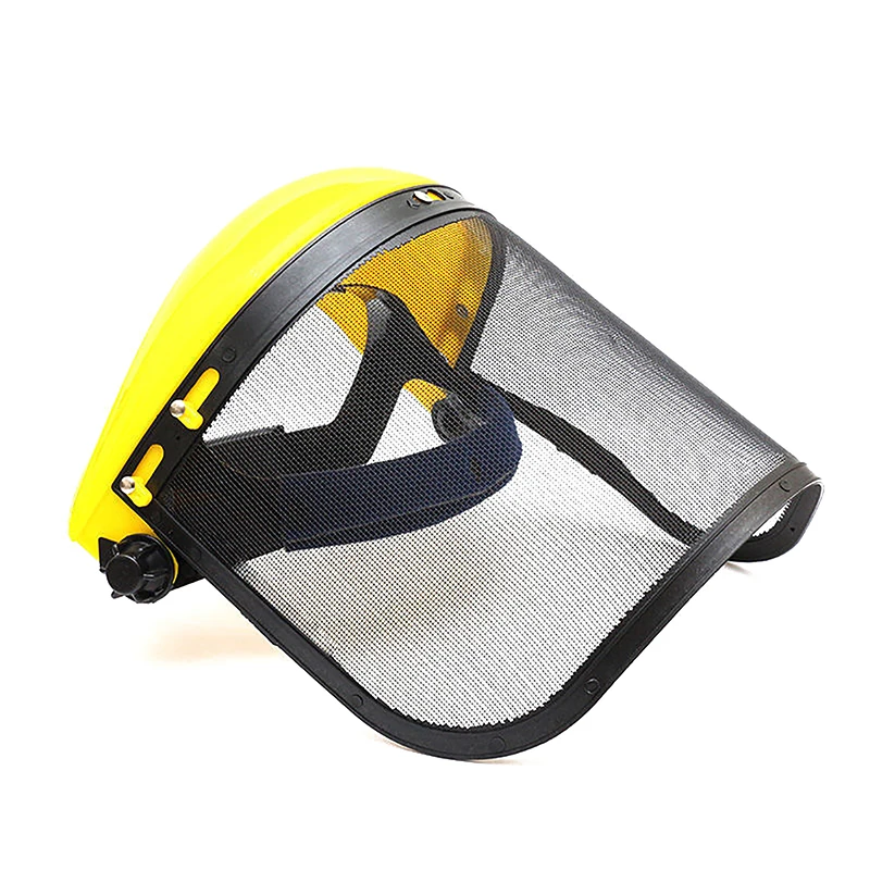 Garden-Grass-Trimmer-Protective-Safety-Helmet-Hat-With-Full-Face-Mesh ...