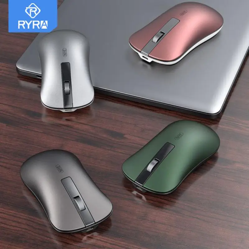 RYRA-Bluetooth-2-4G-Wireless-Mouse-Rechargeable-Silent-Aluminum-Alloy ...