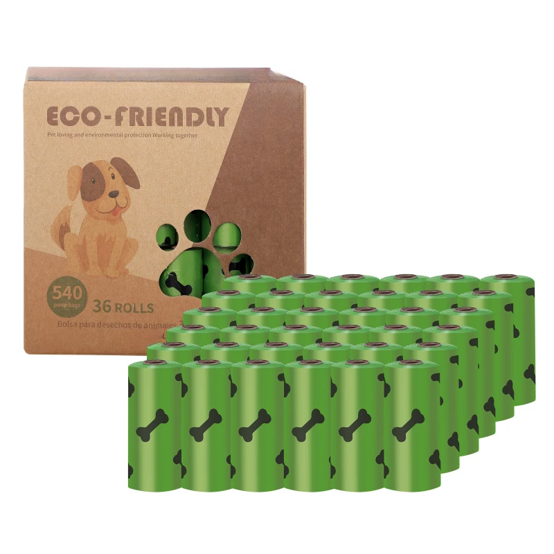 15PCS-1Roll-Biodegradable-Dog-Poop-Bags-with-1pc-Dispenser-for-Pet-Leak ...