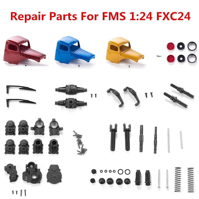 Repair Parts For FMS 1:24 FXC24 RC Crawler Car Shell Body Shock ...