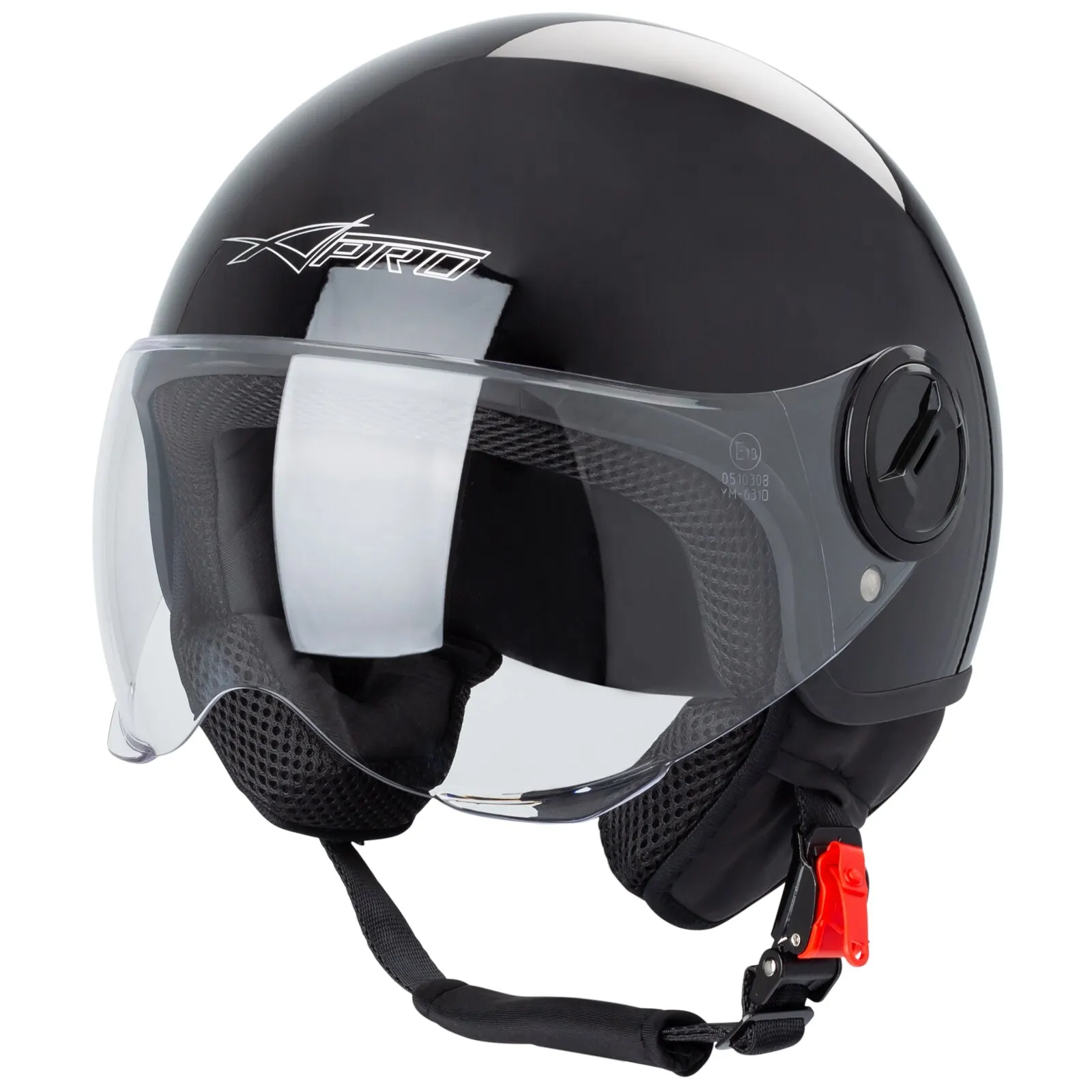 Casco-Jet-Demi-Urban-para-motocicleta-homologado-ECE-22-Visor-Avio ...