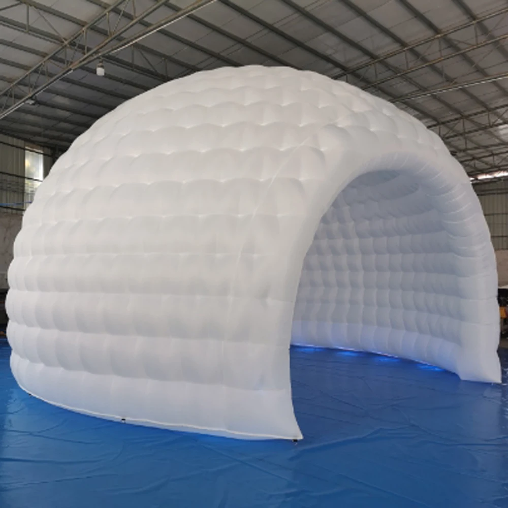 Original Special Giant LED Inflatable Dome Tent With Big Opennings Blow ...