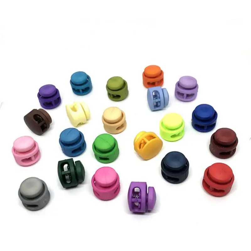 Round-Plastic-Toggle-Clip-Stopper-Two-holes-Cord-Lock-Stopper-Paracord ...