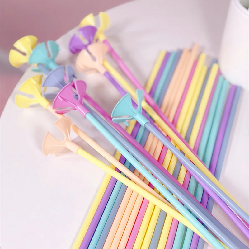 10-20-30-50pcs-30cm-Latex-Balloon-Stick-Multicolor-Plastic-Macaron ...