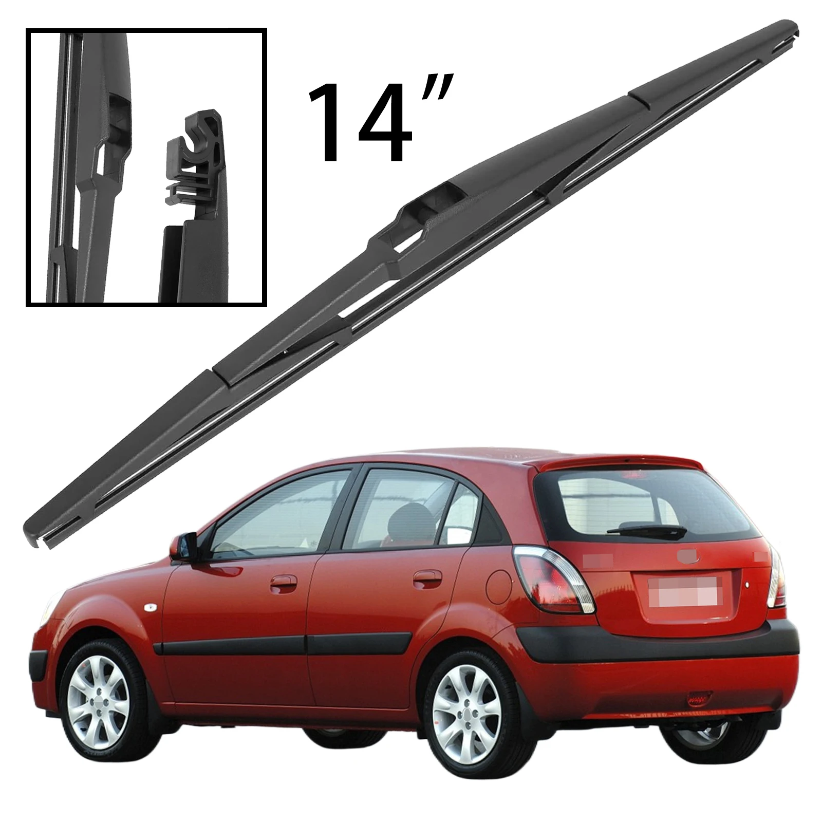 14-Rear-Windshield-Windscreen-Washer-Wiper-Blade-For-Kia-Rio-2-JB ...