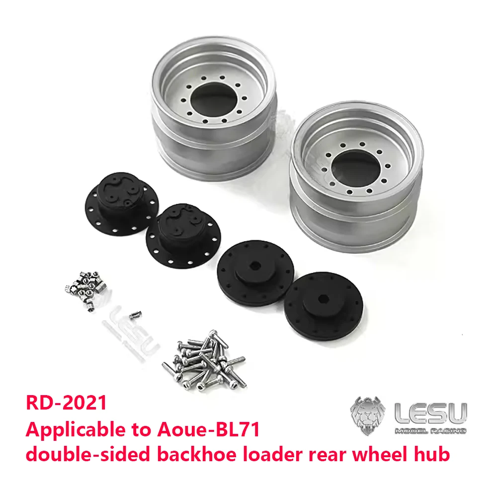 LESU-simulation-truck-model-both-sides-loader-wheel-hub-front-and-rear ...