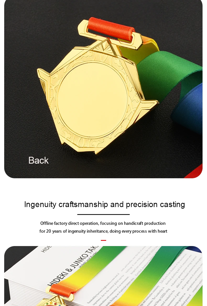 Generic Blank Medals With Color Ribbon Design Your Own Award Medals ...
