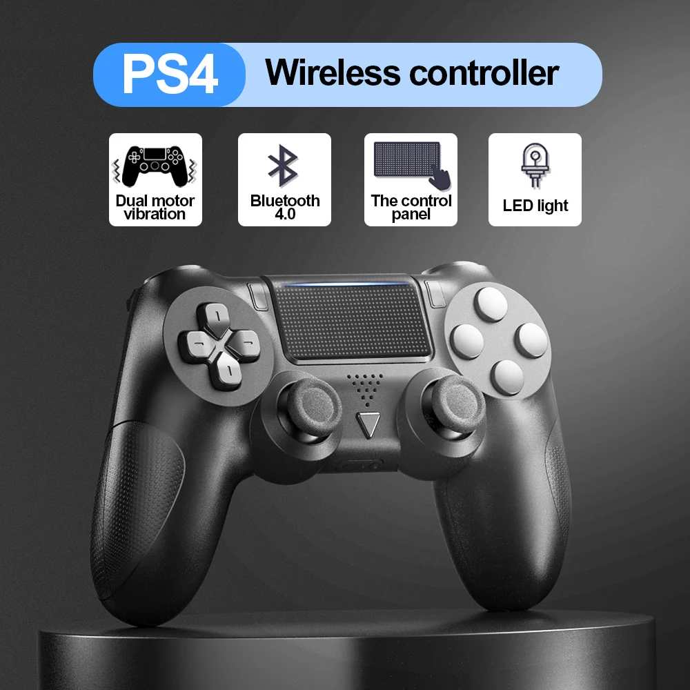 Wireless-Controller-Compatible-with-PS4-Slim-Pro-with-Dual-Vibration-6 ...