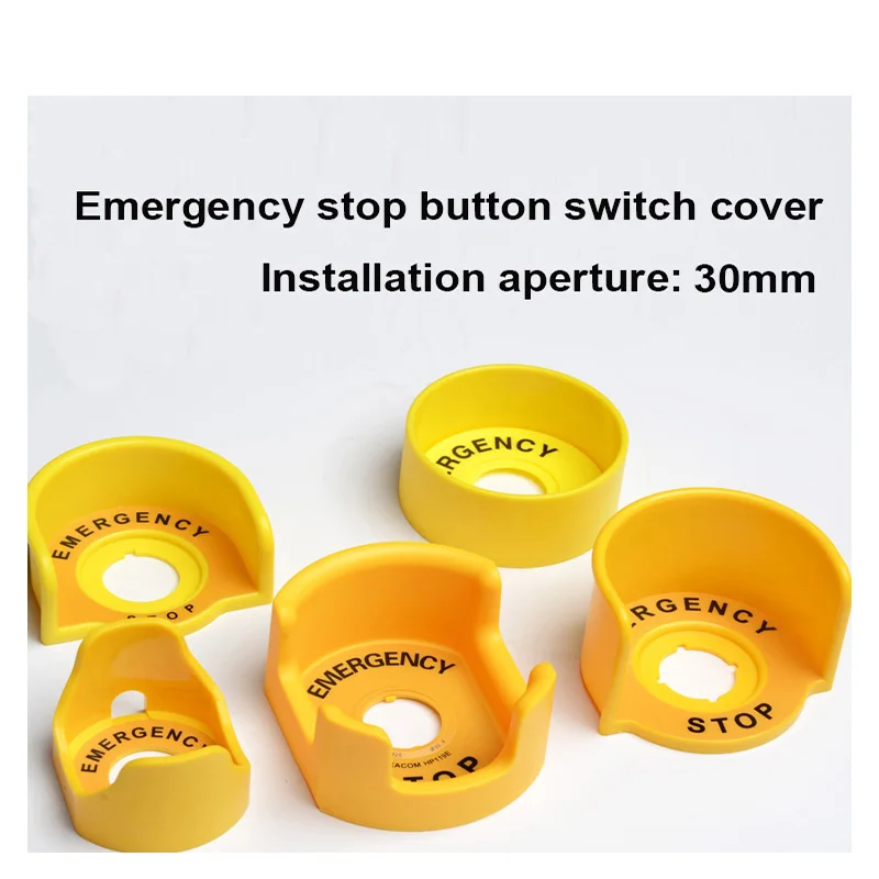 30mm-Emergency-Stop-Button-Protection-Cover-Button-Switch-Emergency ...
